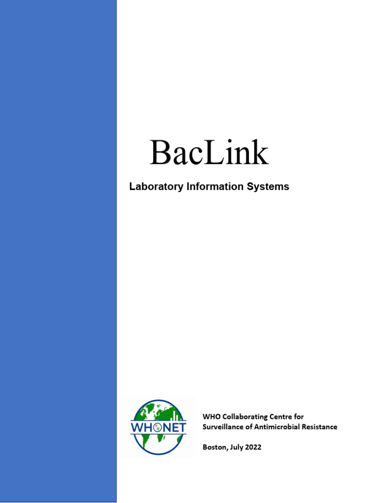BacLink 3.laboratory Information Systems | PDF | Computing