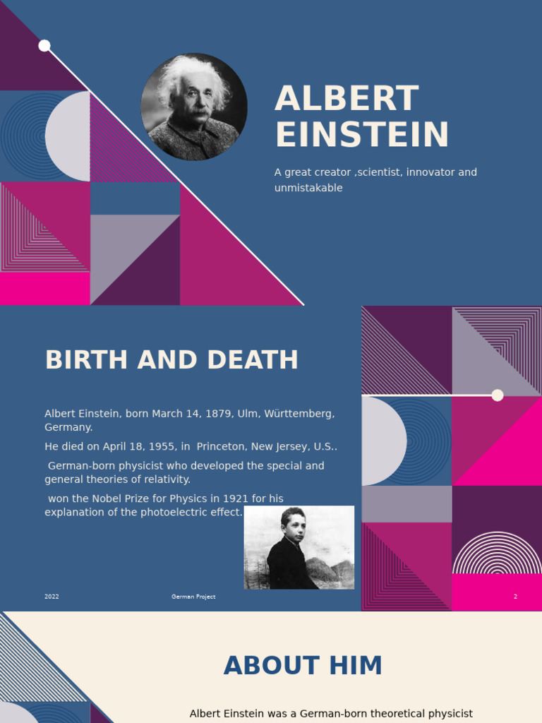 Albert Einstein#2 | PDF | Science & Mathematics