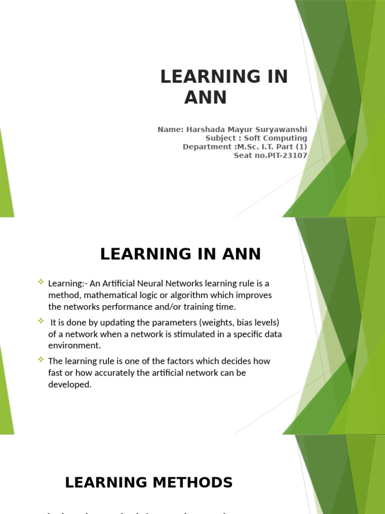 Presentation 1 | PDF | Artificial Neural Network | Computing