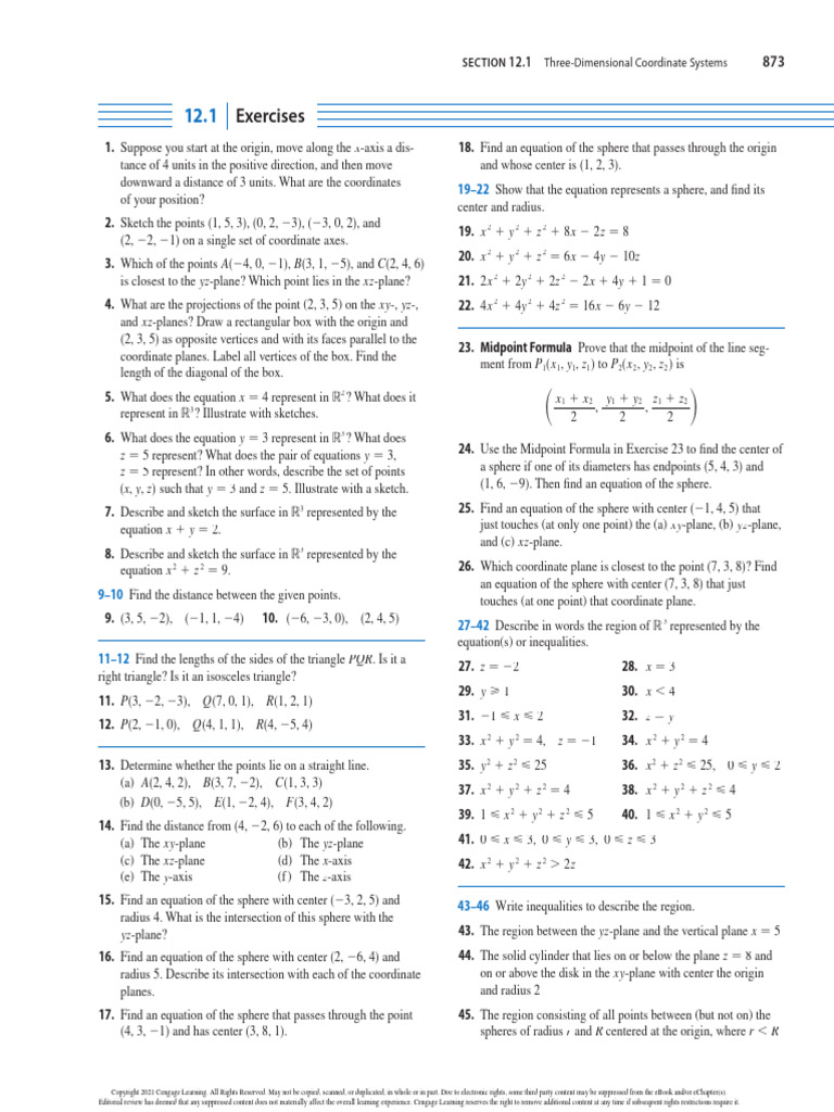 Tutorial 7 Vectors | PDF | Cartesian Coordinate System | Sphere