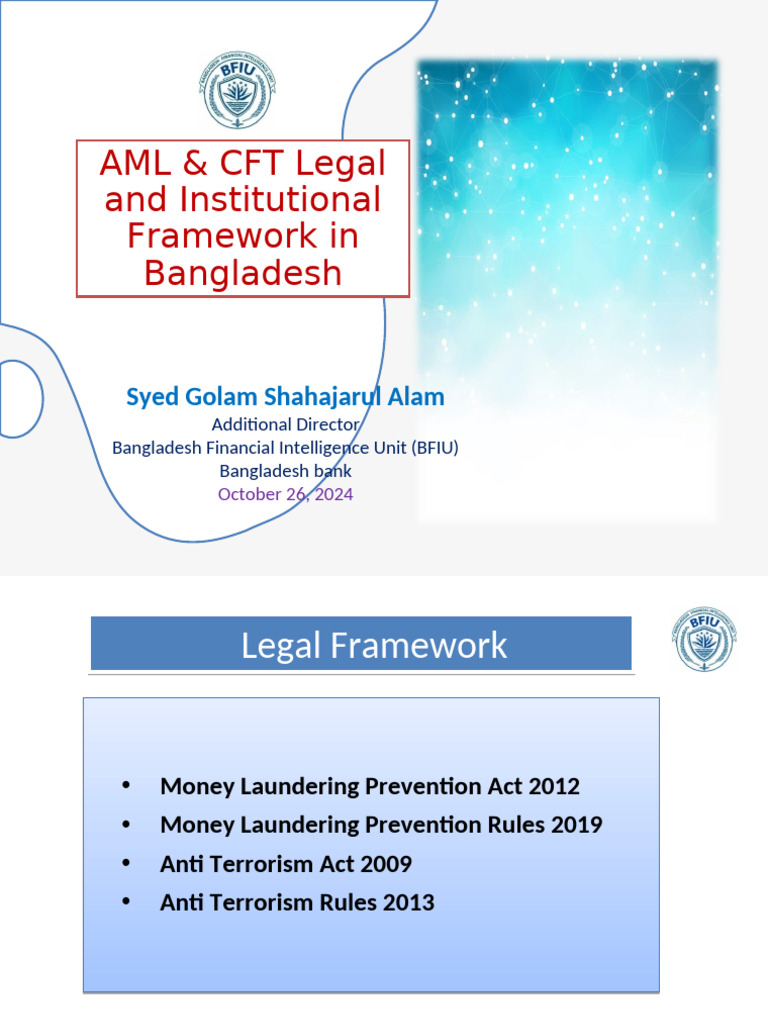 AML CFT Legal Framework - AIBL | PDF | Financial Regulation | Crimes