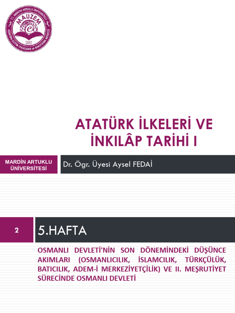 5 HAFTA PDF | PDF