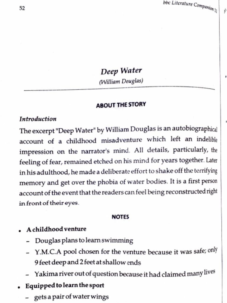 F3. Deep Water | PDF