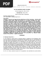R v Allen (1872): Bigamy and the Golden Rule | PDF