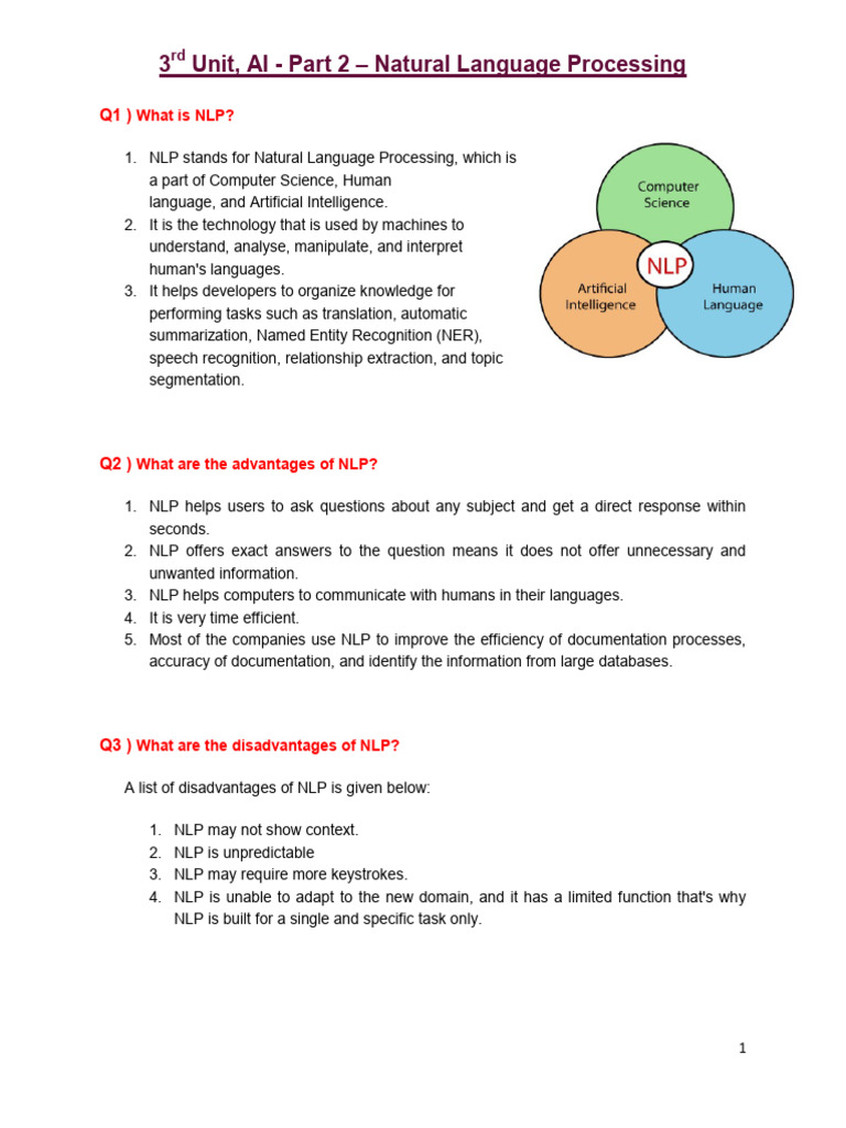 Intro to NLP for Beginners | PDF | Statistical Classification | Part Of Speech