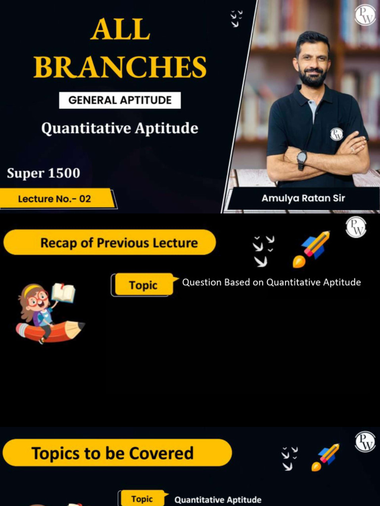 Quantitative Aptitude 02 | PDF