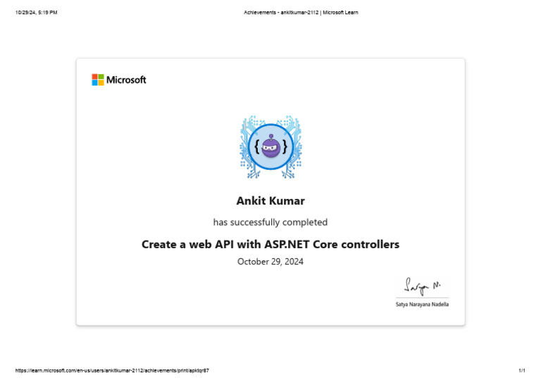 Create A Web API With ASP - Net Core Controllers | PDF Create A Web API With ASP - Net Core Controllers | PDF