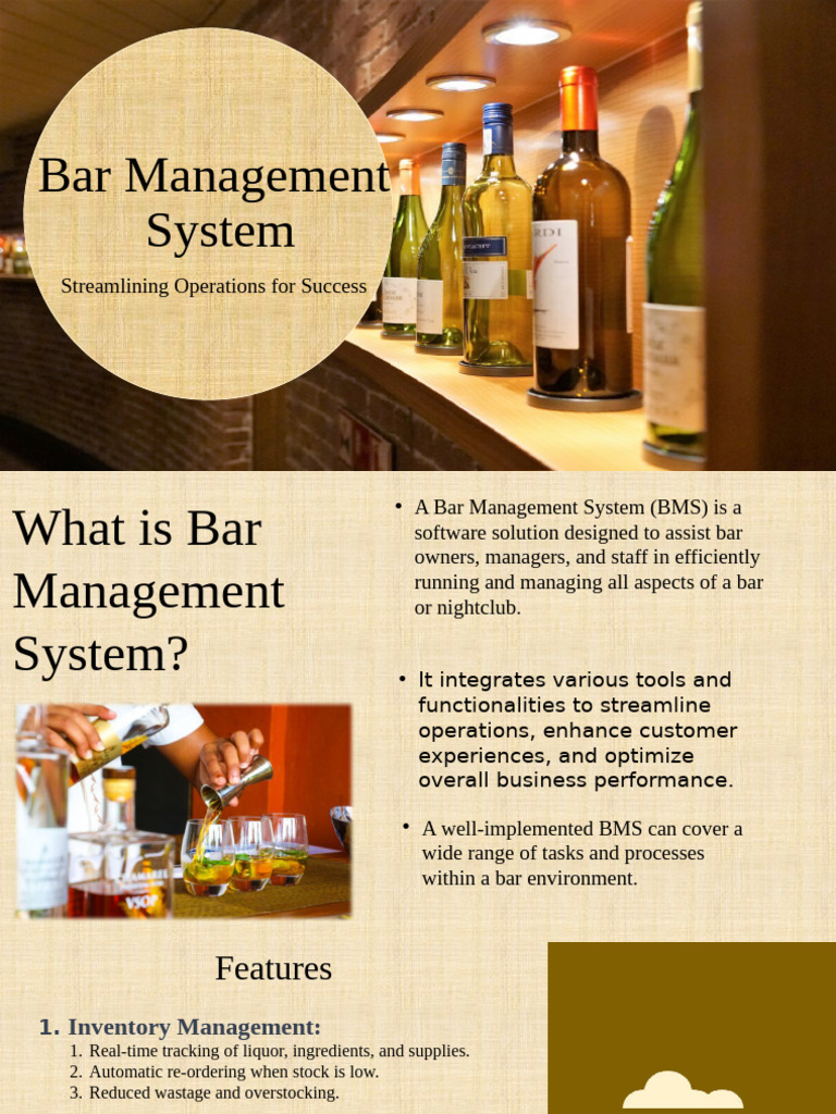 Bar Management System Overview | PDF | Point Of Sale | Menu