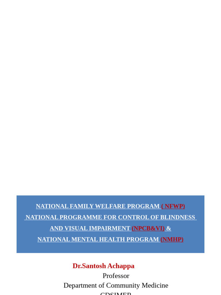 NFWP NPCB NMHP 2 | PDF | Birth Control | Family Planning