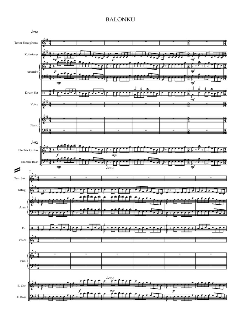 Balonku Full Score | PDF