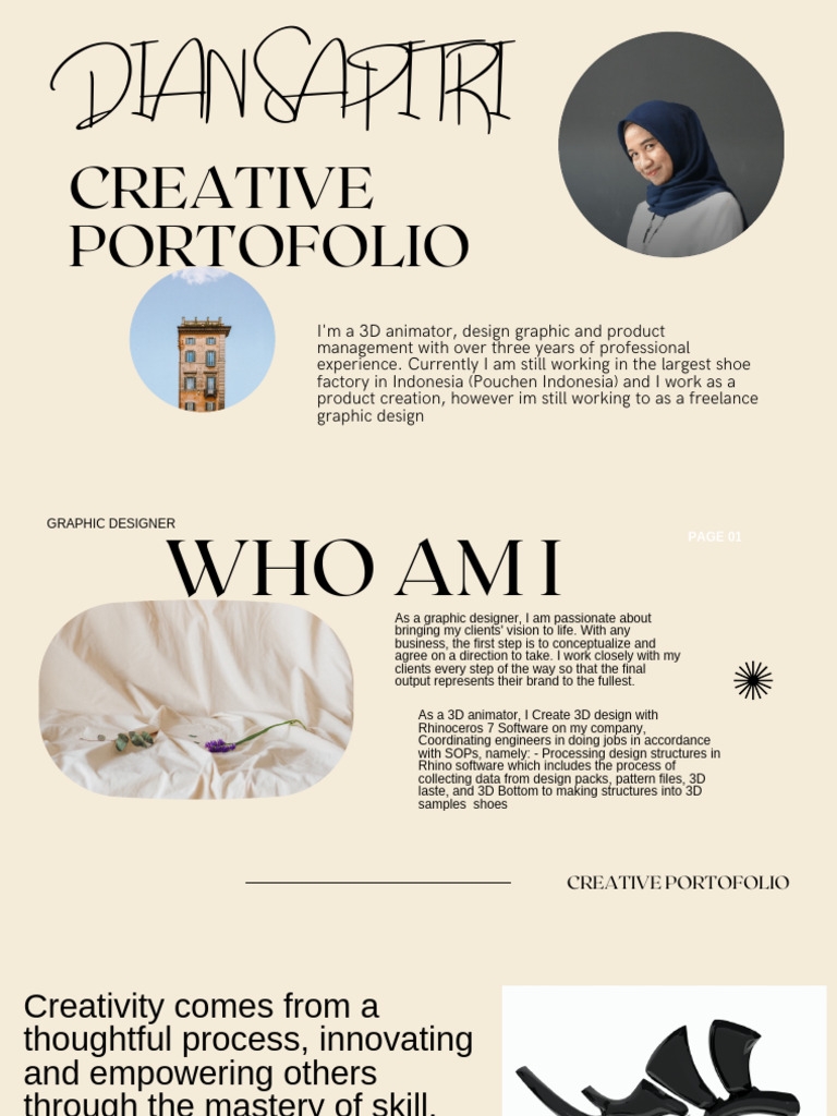 Creative Portofolio | PDF | 3 D Computer Graphics | Design