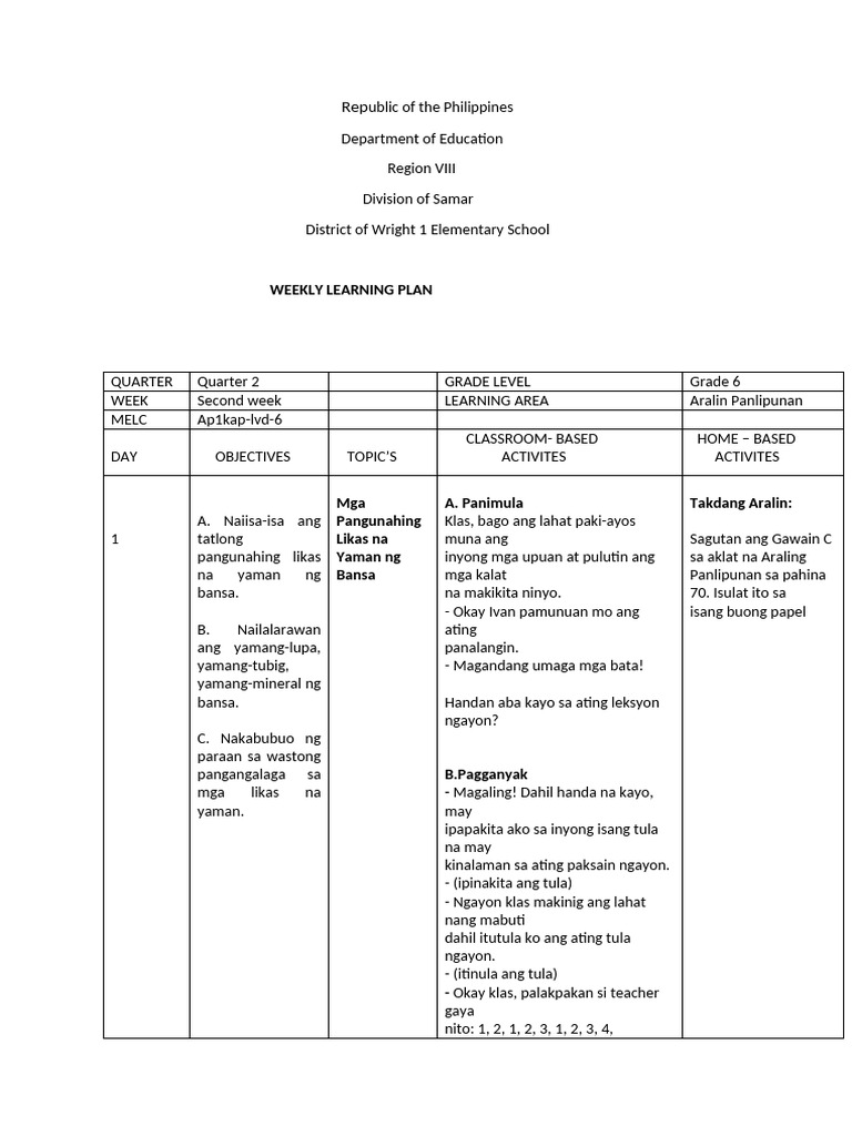 Semi Detailed Lesson Plan in Eed13 | PDF