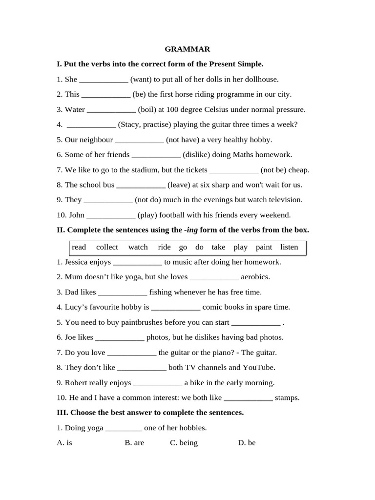 GRAMMAR Unit 1 | PDF | Sports & Recreation | Language Arts & Discipline