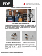 Civil Engineering Laboratory Equipment List | PDF | Concrete | Cement