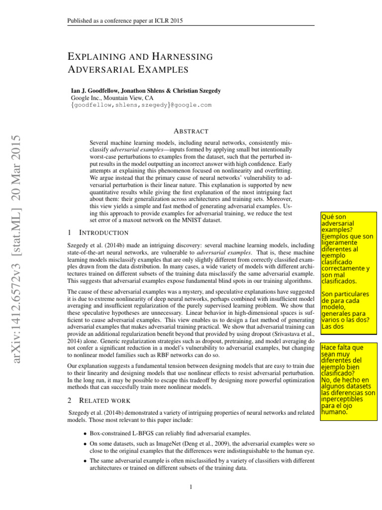 Understanding Adversarial Examples | PDF | Machine Learning ...