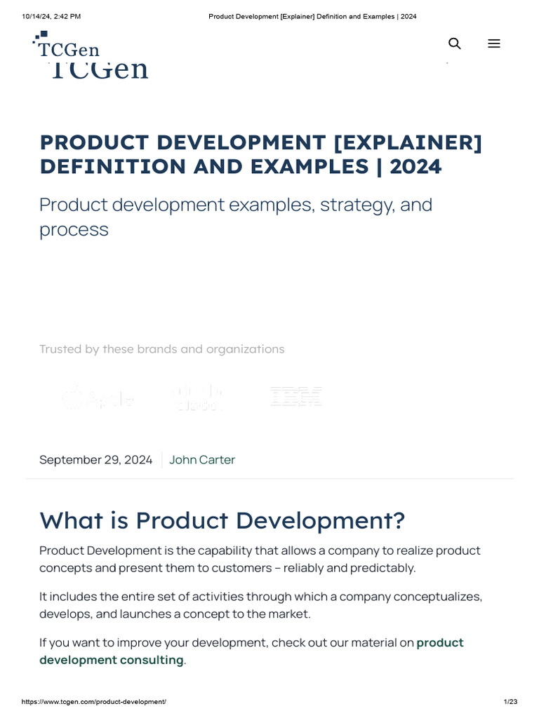 Agile Product Development Explained | PDF | New Product Development ...