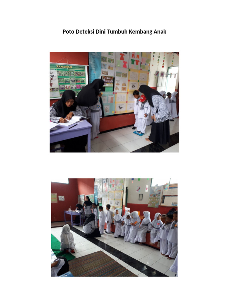 Poto Deteksi Dini Tumbuh Kembang Anak | PDF
