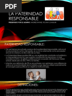 La Maternidad y Paternidad Responsable | PDF | Ciencias del comportamiento