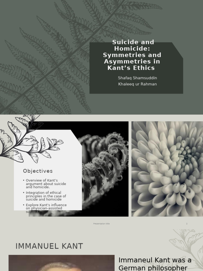 Journal Article Presentation | PDF | Immanuel Kant | Autonomy