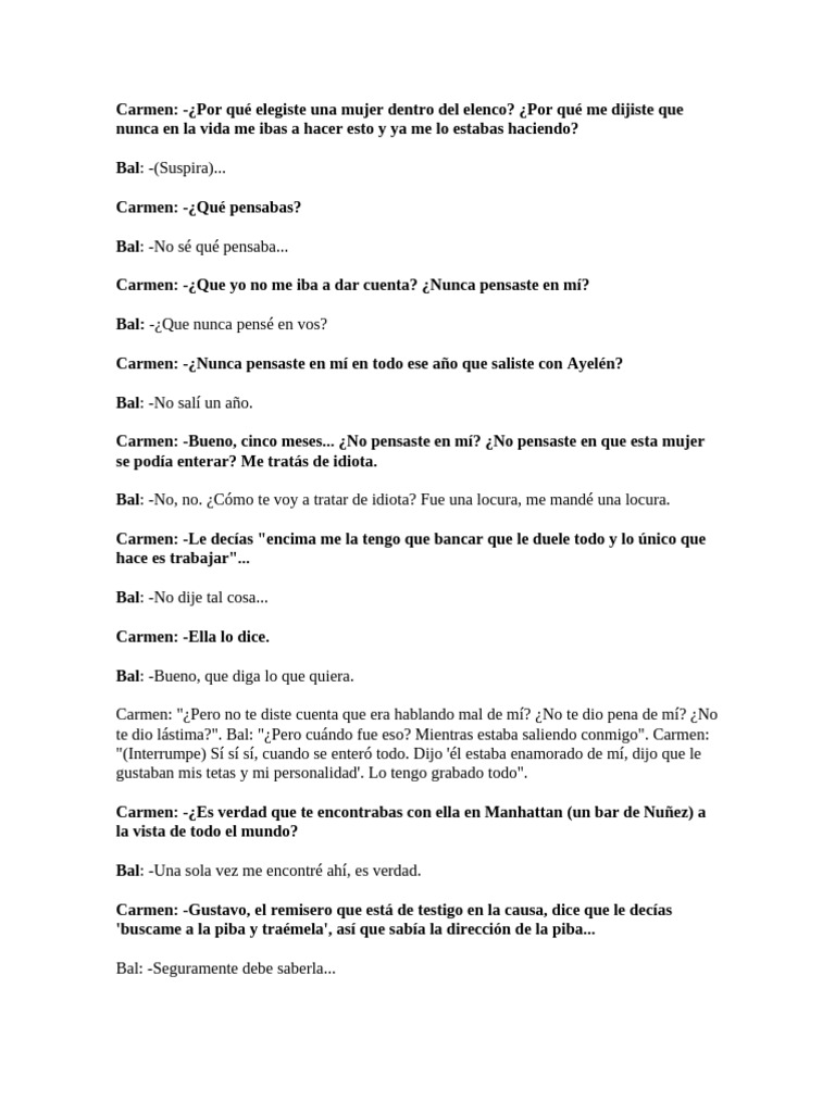 Carmen Bal Dialogo | PDF