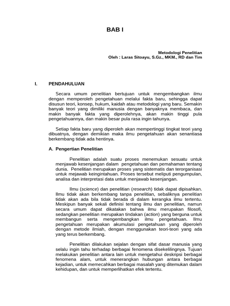 Modul Pertemuan 4 Metodologi Penelitian | PDF