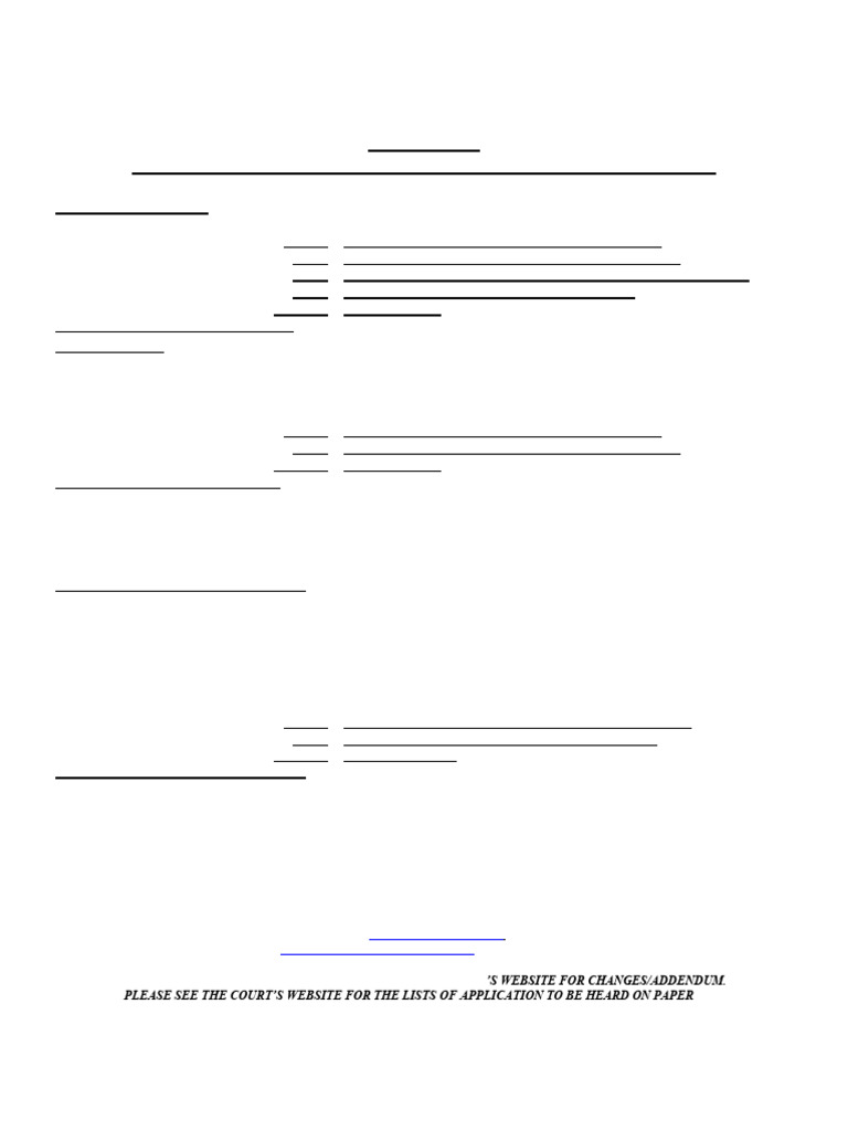 Civil List.. | PDF | Supreme Court Of The United States | Law Clerk