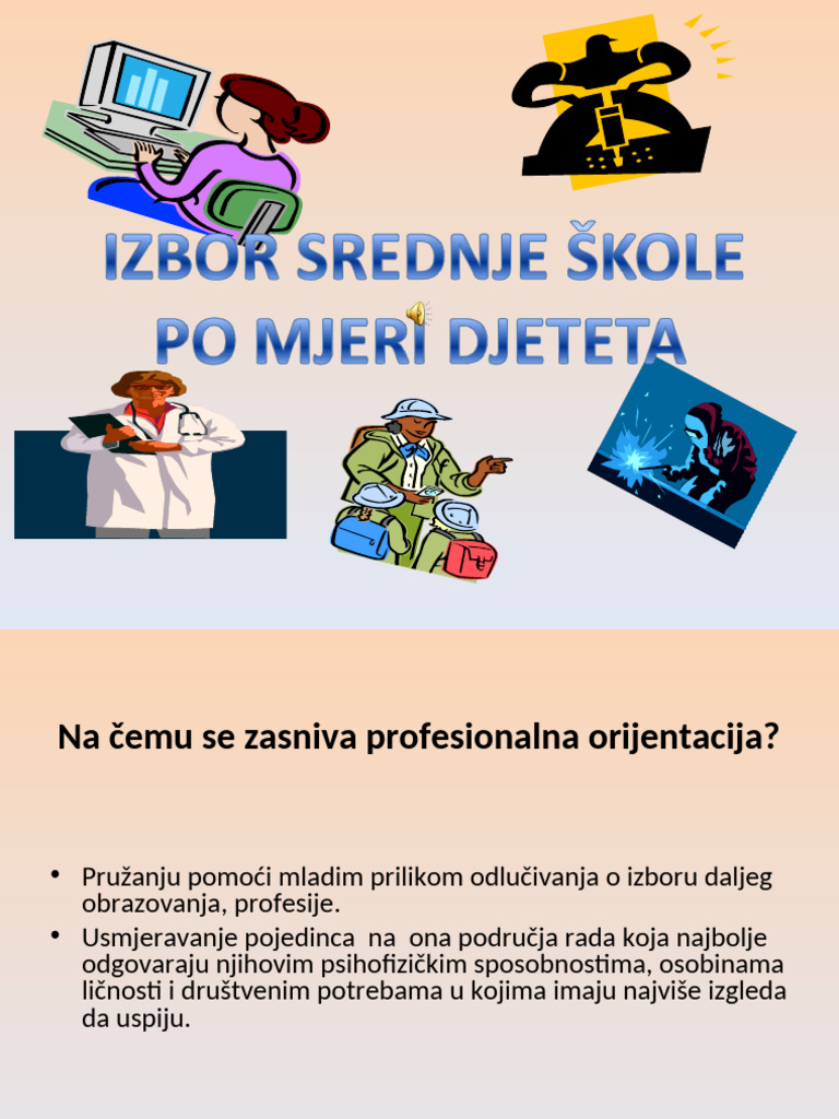Izbor Srednje Škole | PDF