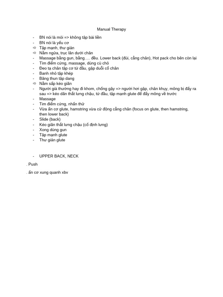 Manual Therapy | PDF