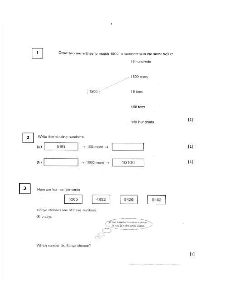 Y6 Worksheet | PDF