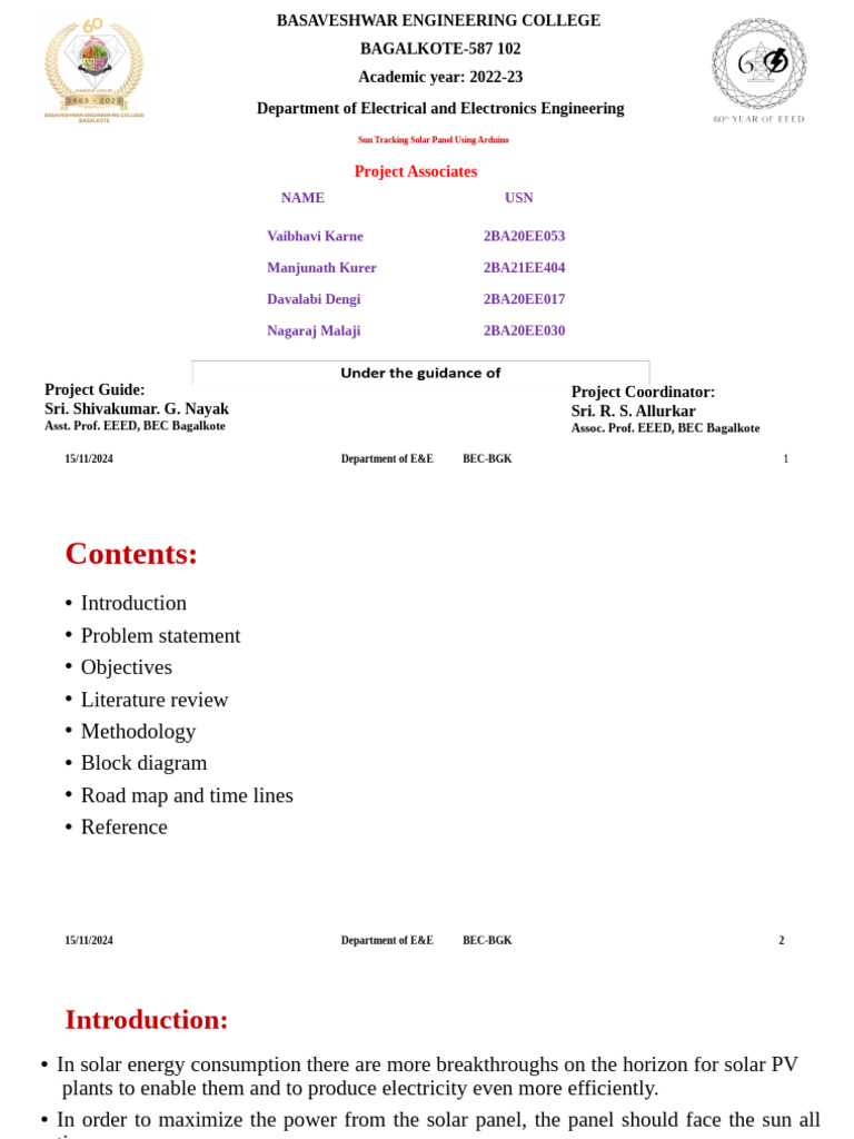 Sun Tracking Solar Panels Using Arduino | PDF | Photovoltaics ...