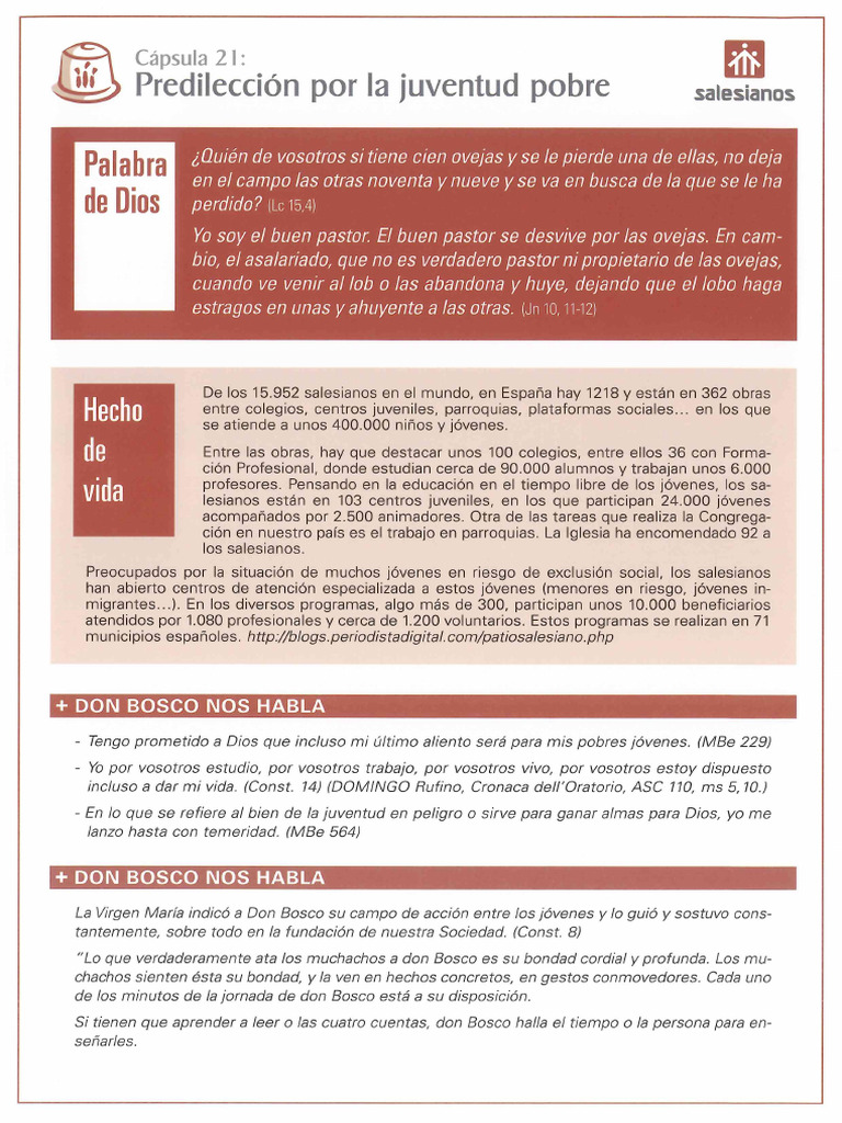 Predilección Por La Juventud Pobre | PDF