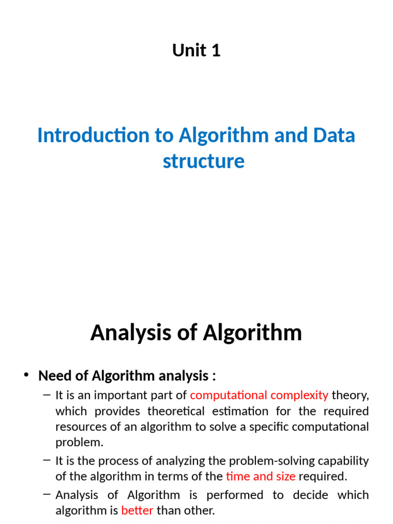 FDS (Complexity - of - Algorithm) | PDF | Time Complexity | Algorithms