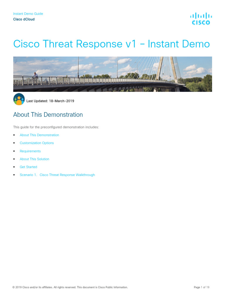 Cisco Threat Response Guide v1-2 - Umbrella | PDF | I Cloud | Software Engineering