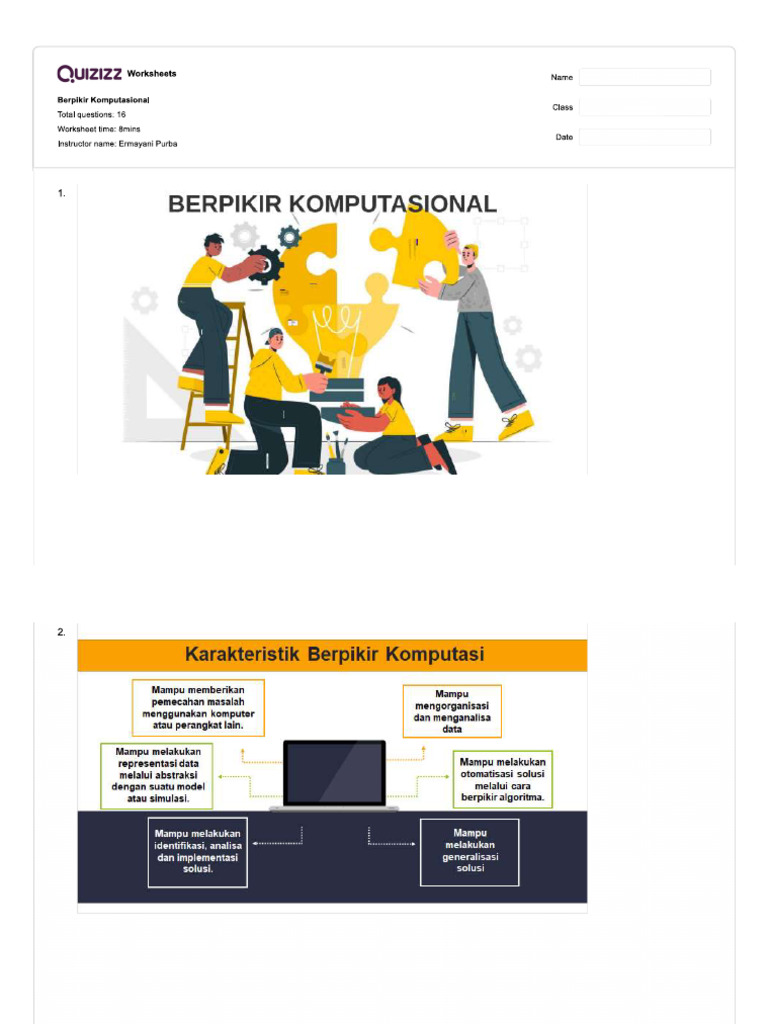 Berpikir Komputasi | PDF