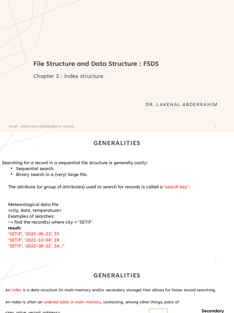 Index | PDF | Database Index | Information Retrieval