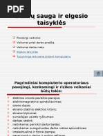 Saugaus Darbo Virtualiojoje Erdveje Principai, Pavojai Ir | PDF