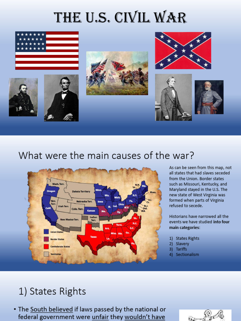 Intro_to_Civil_War | PDF | Confederate States Of America | Southern ...