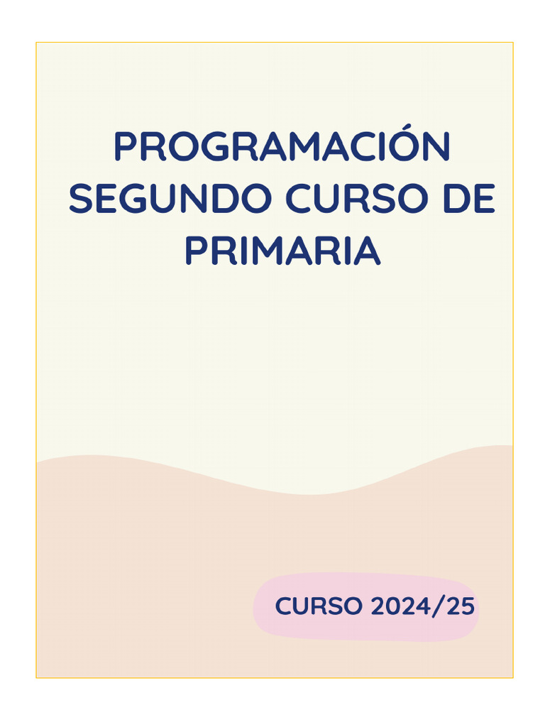 Pga 2º Lomloe 24-25 | PDF | Educación primaria | Evaluación