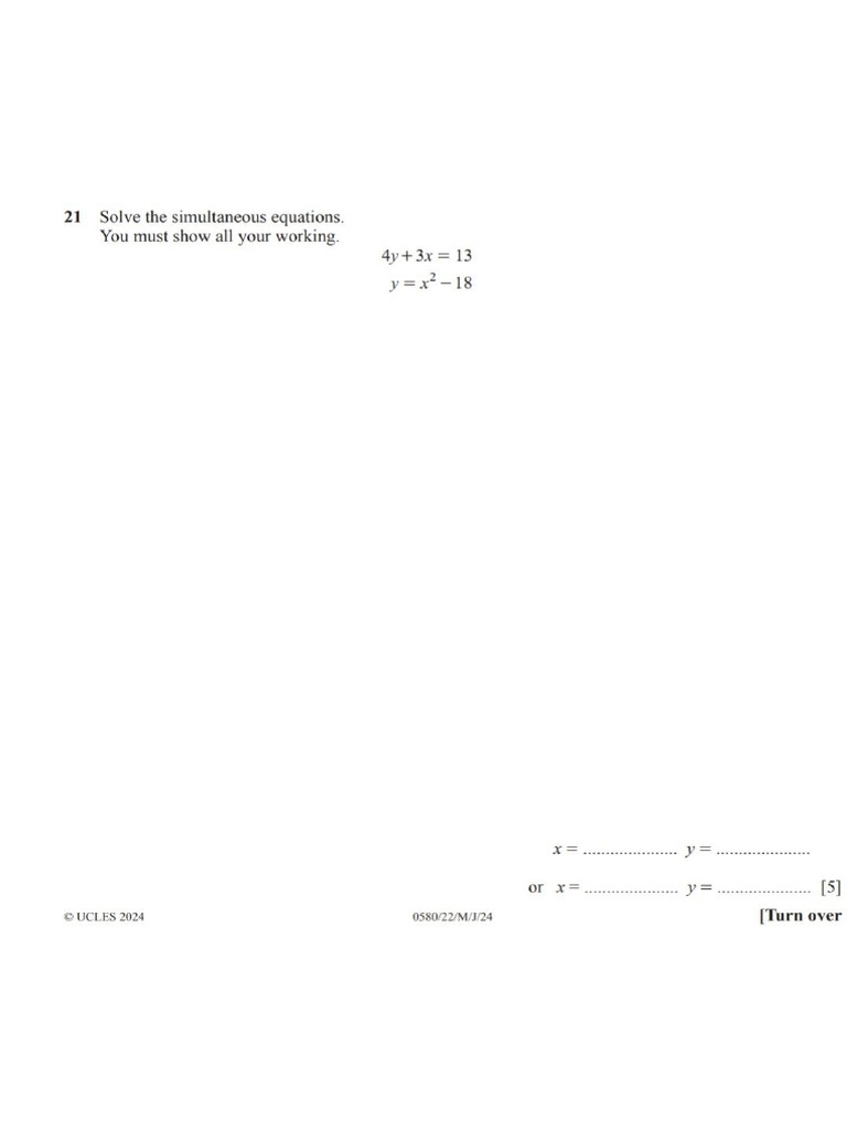 Ch14 - Past - Paper - Questions - (Solving - Equations - and ...