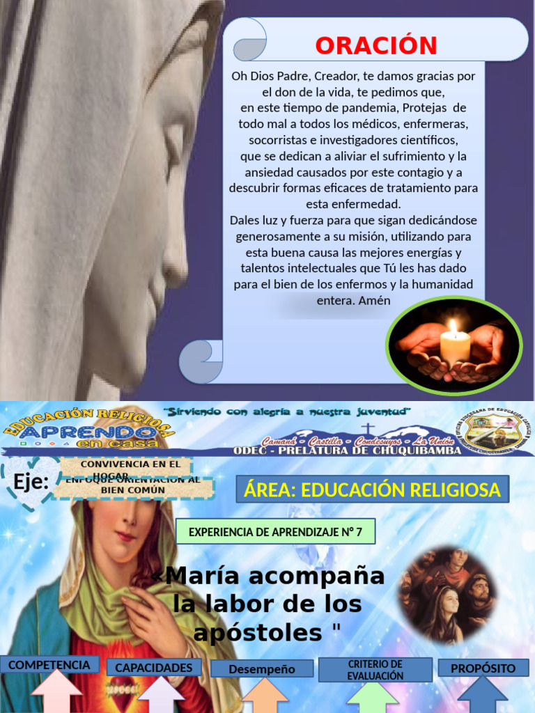 2.7. María Acompaña A Los Apostoles (Tercero) | PDF | María, madre de ...