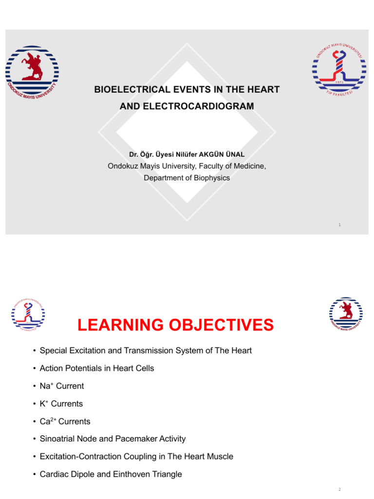 Bioelectric Events in The Heart | PDF | Cardiac Muscle | Muscle Contraction