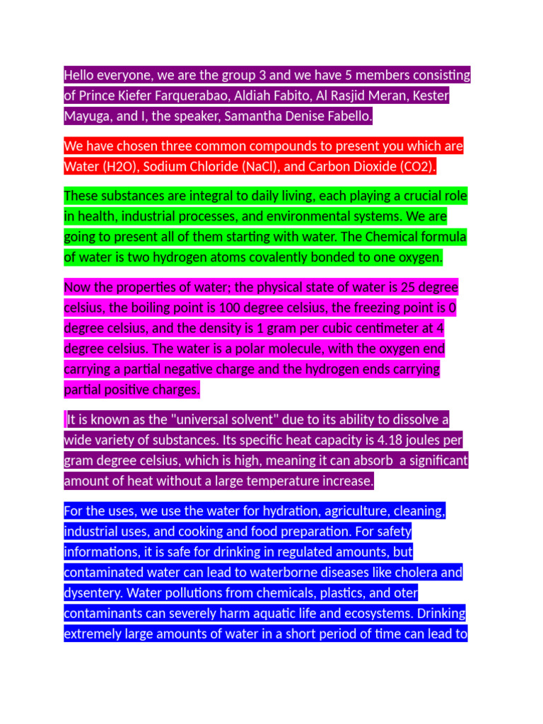 SCIENCE-SCRIPT-2 | PDF | Water | Carbon Dioxide