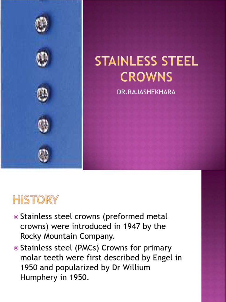 SS CROWN | PDF | Dentistry Branches | Dentistry