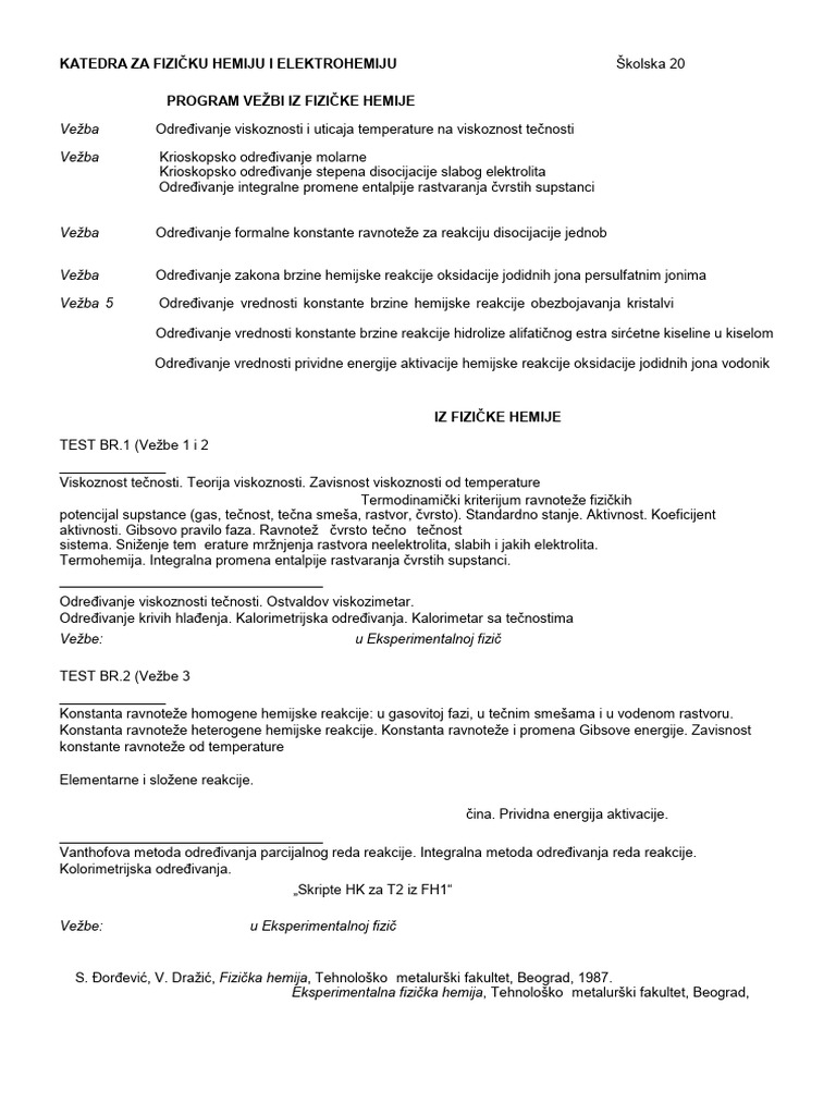 FH-TT Vezbe 2020-2021 | PDF