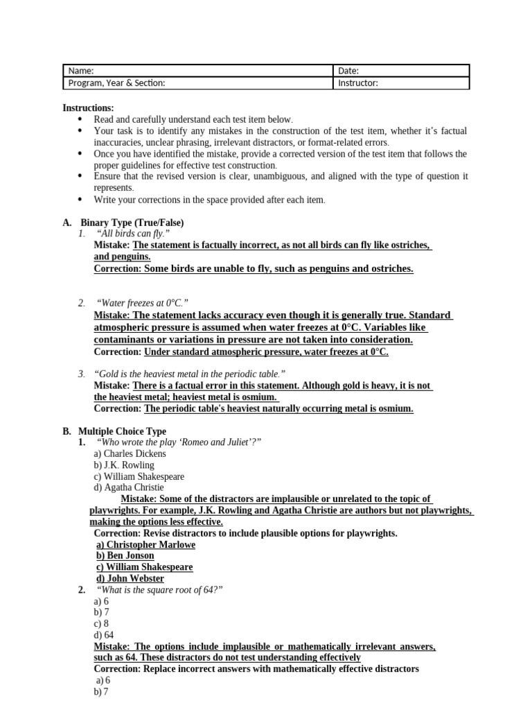 Week 4. Test Construction | PDF | Planets | Rock (Geology)