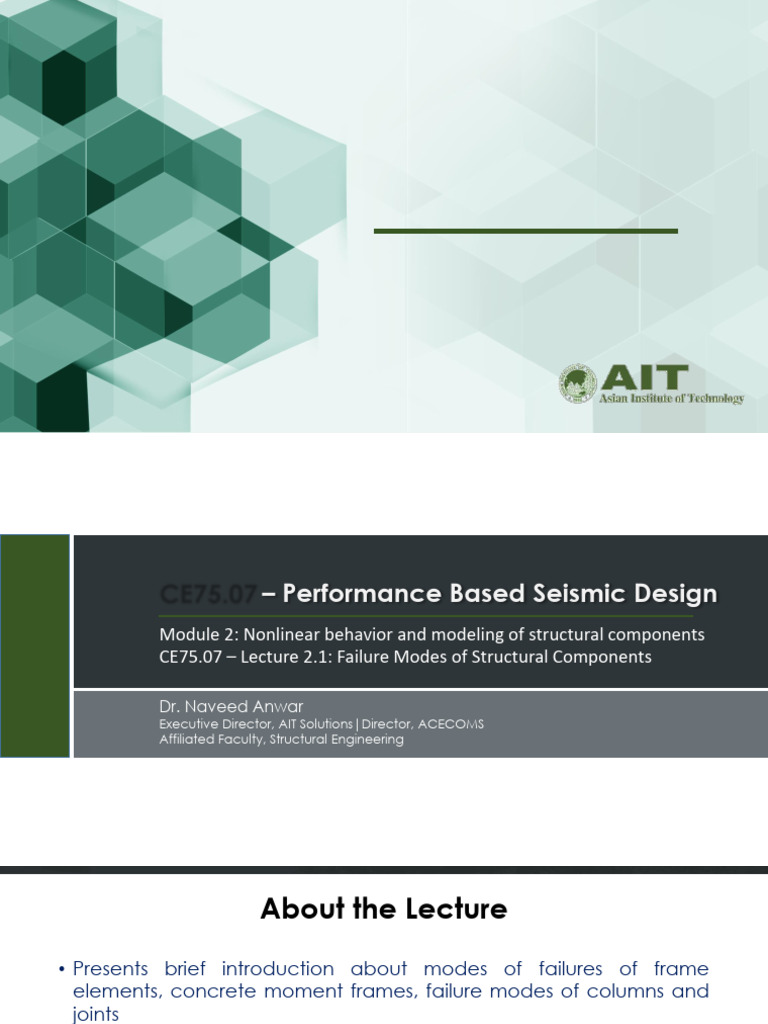 Seismic Design: Failure Modes Explained | PDF | Strength Of Materials ...