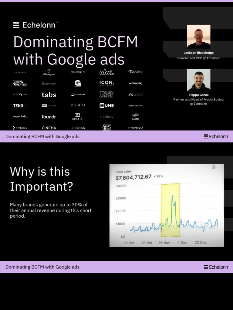 Dominating BCFM With Google Ads | PDF | Brand | Marketing