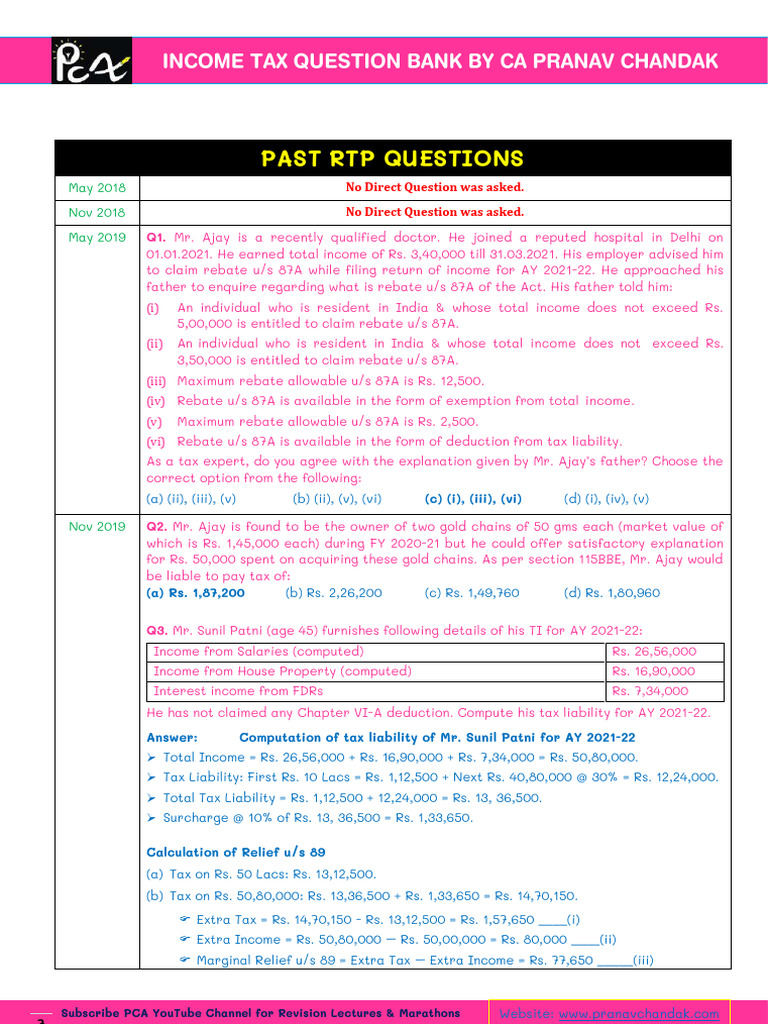 Income Tax Full QB May 21 June 21 Compressed - p0013 | PDF | Tax Refund ...