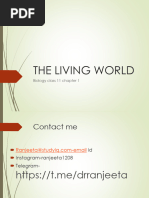 The Living World Class11 Notes | PDF | Species | Taxonomy (Biology)