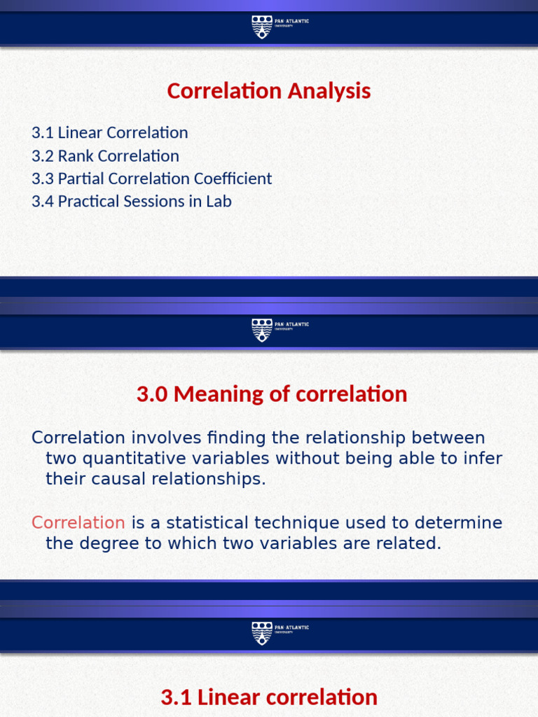 Lectures 5 6 - Correlation Analysis | PDF | Multivariate Statistics | Statistical Theory
